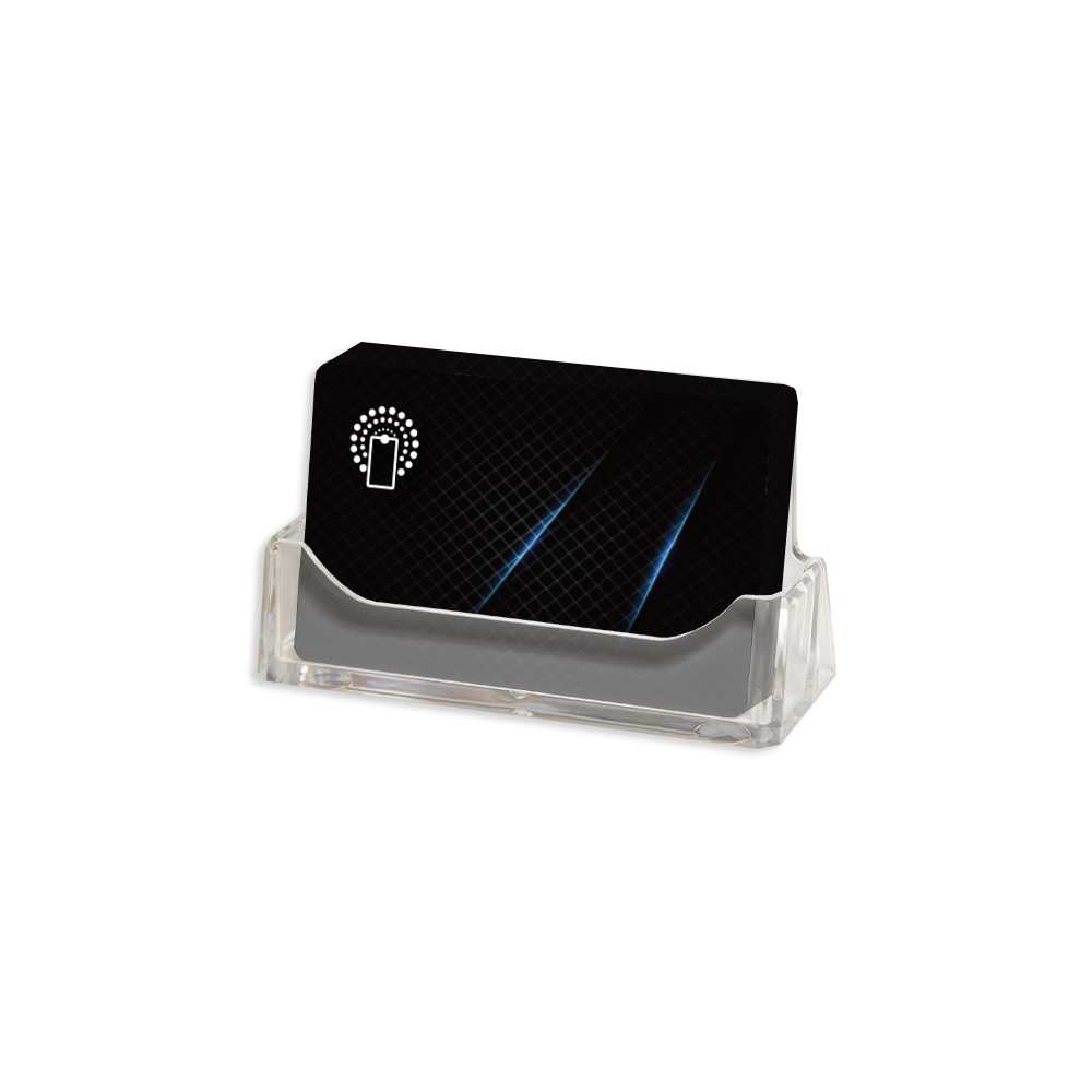 Clear Business Card Holder – BitSignal