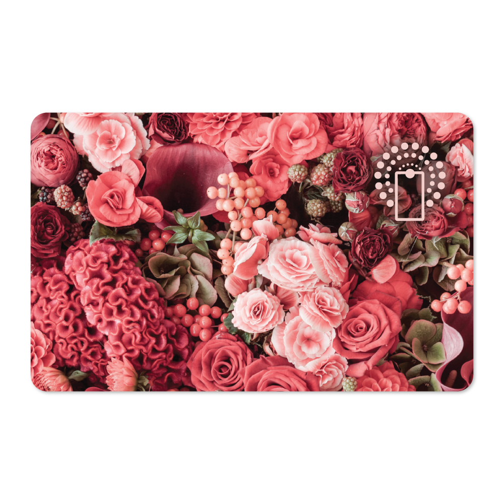 Wireless NFC Card (Flowers) – BitSignal